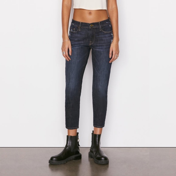 Frame Denim | Jeans | Nwt Frame Le Garcon Mid Rise Boyfriend Crop ...